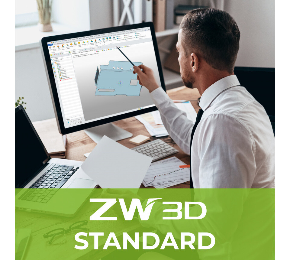 ZW3D 2025 Standard | 3D CAD software | CADSERVIS