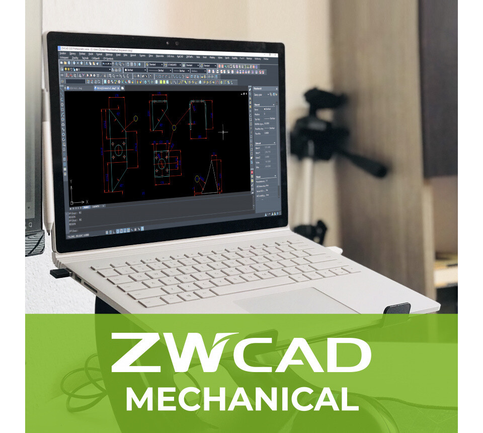 ZWCAD 2025 MFG (Mechanical) pro náročné konstrukce | CADSERVIS